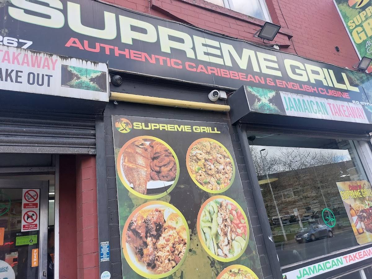 Menu at Supreme Grill restaurant, Manchester
