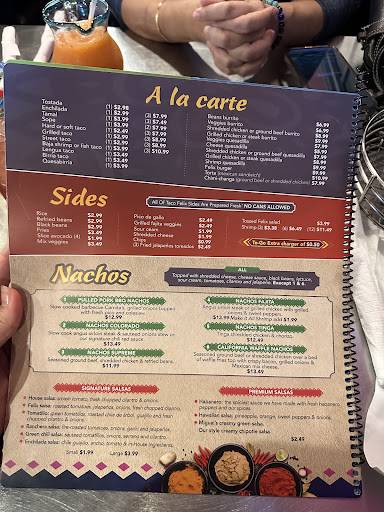 Menu at TACO FELIX 2 restaurant, Southaven