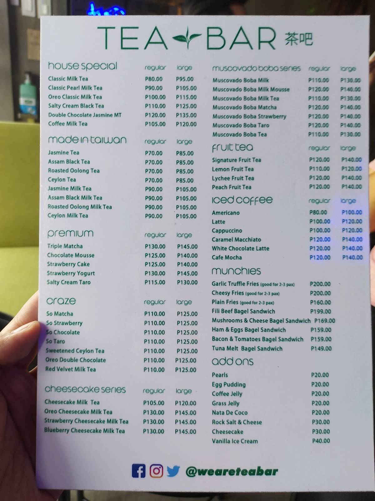 Carta de TEA + BAR, Ciudad Quezon