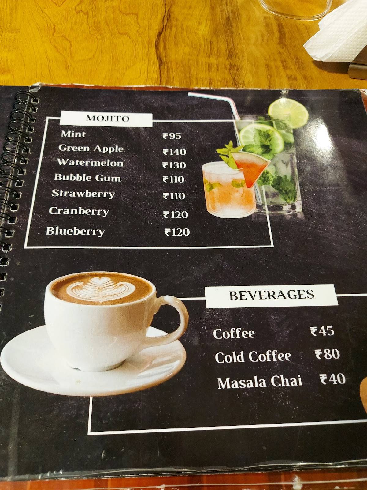 Menu at THE GERMAN CAFE, Coimbatore