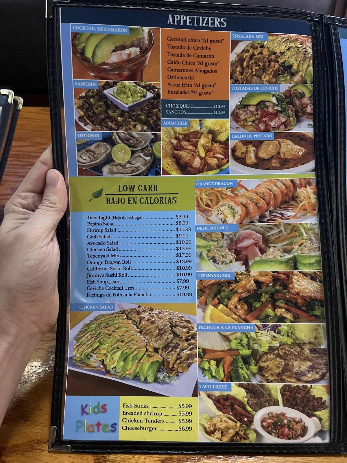 Menu at Tacos Kissi Restaurant, Laredo, E Del Mar Blvd Suite 110B