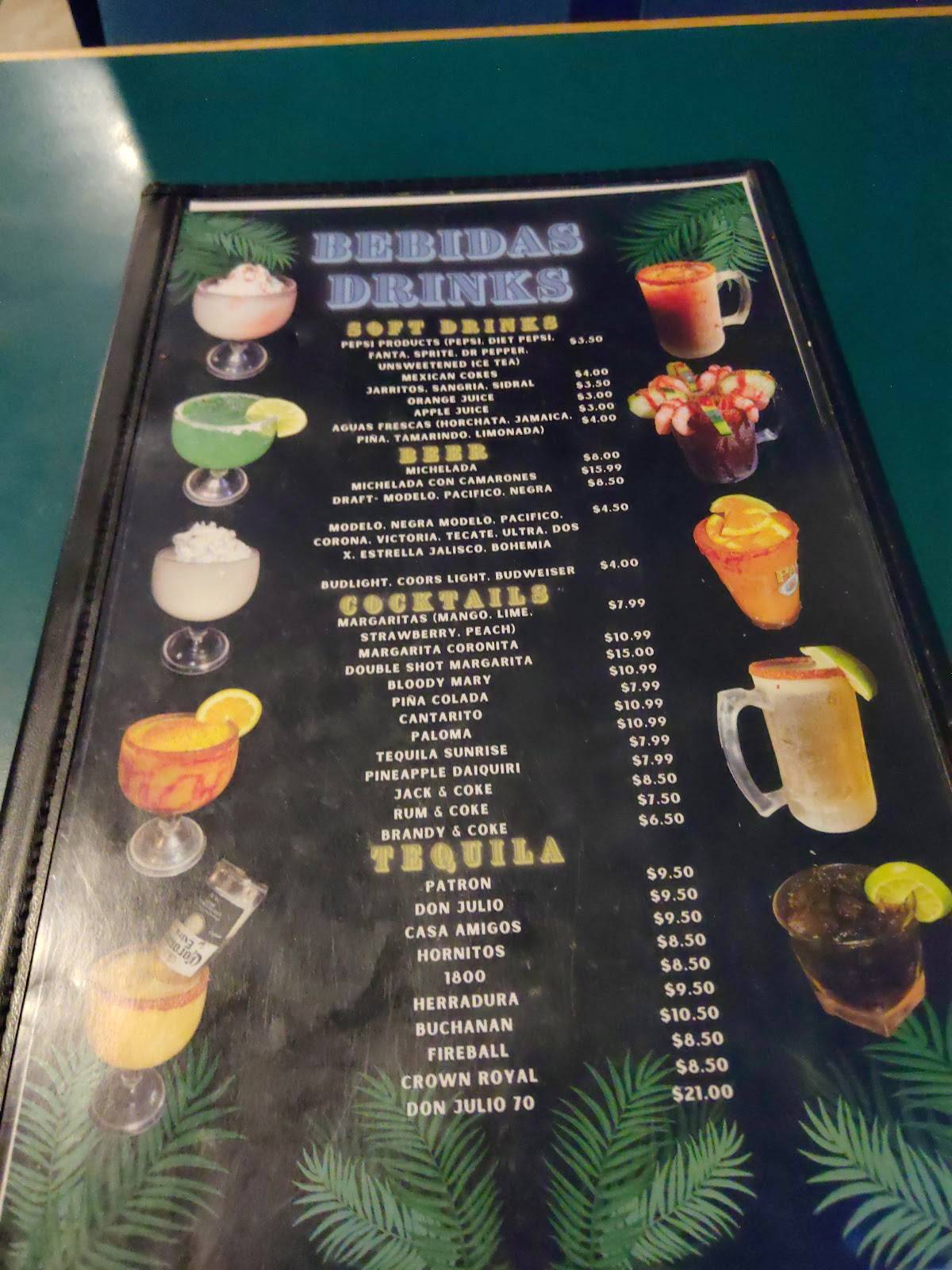 Menu at Tacos Y Mariscos El Compa restaurant, Caldwell