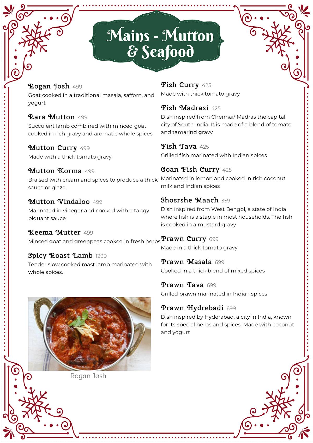 Menu at Queens at Bollywood - BGC restaurant, Taguig, Ground Floor