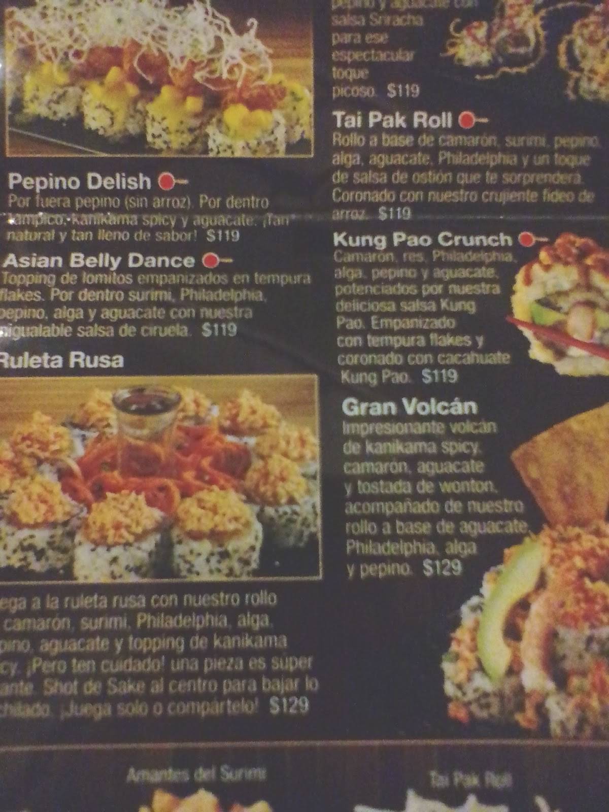Carta del restaurante Tai Pak Tres Ríos, Culiacán Rosales, Proyecto #2366
