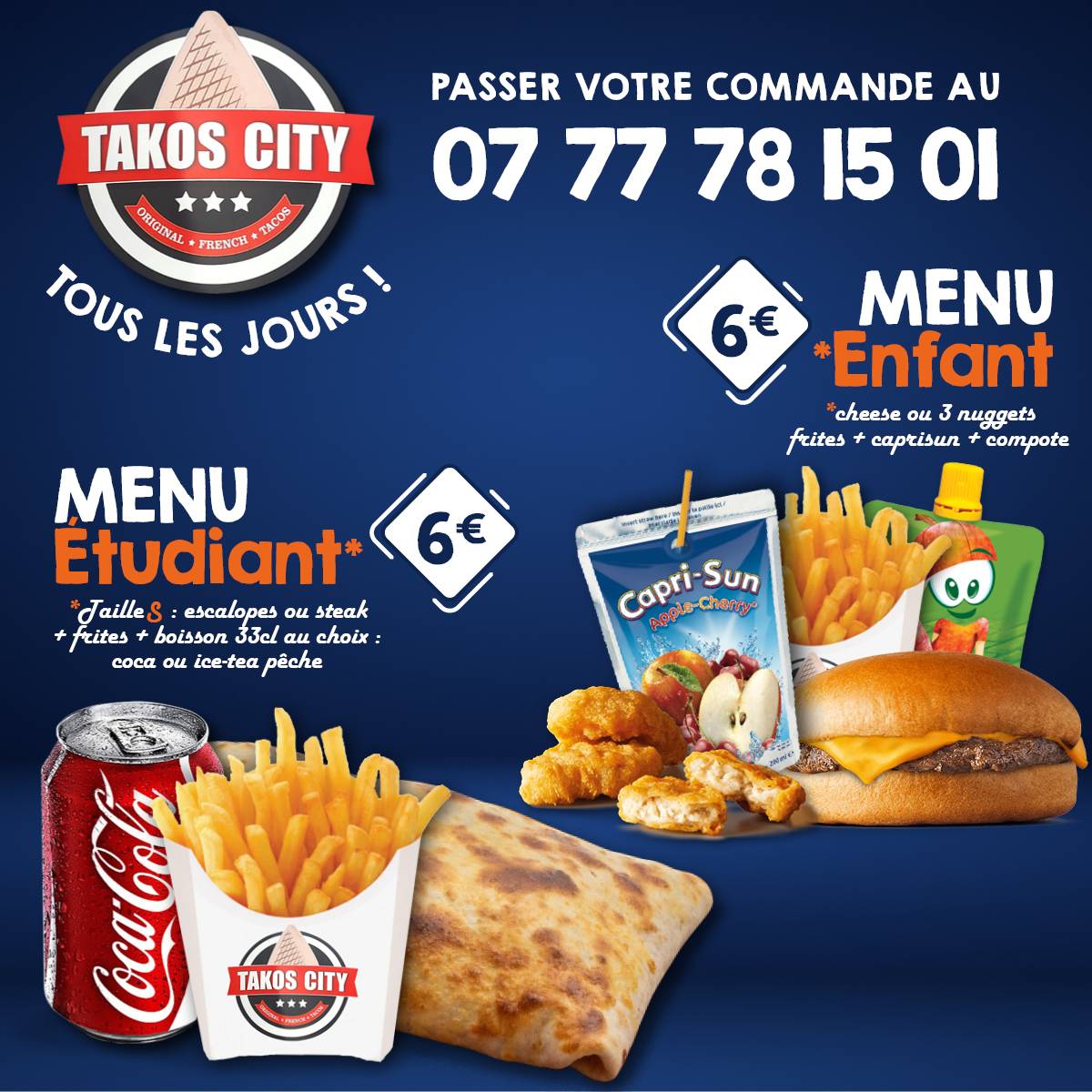 Menu at Takos City restaurant, Mulhouse, 69 Rue des Abeilles