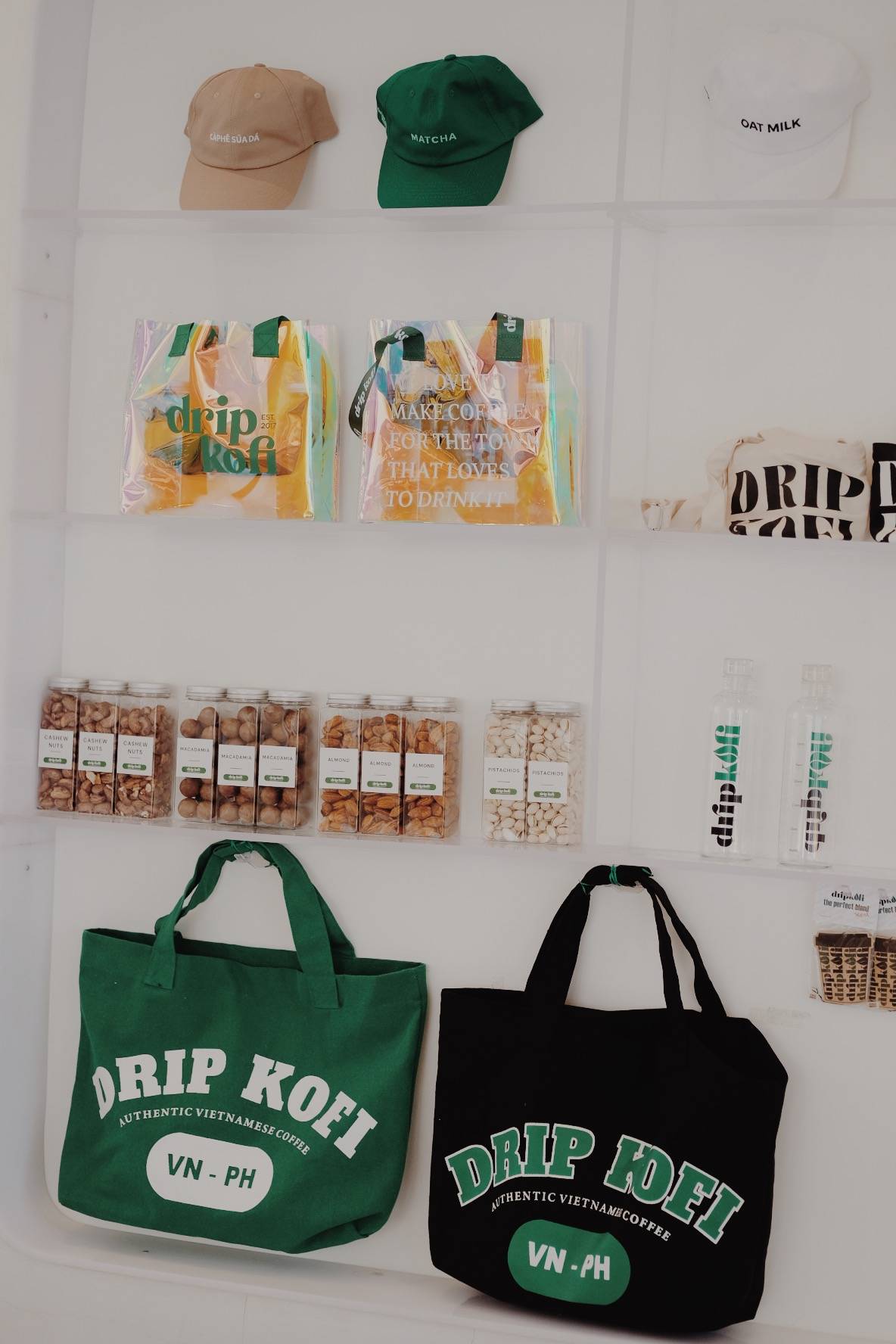Menu at Drip Kofi cafe, Taytay