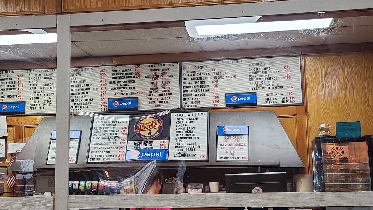 Menu at Ted's Restaurant, Charlotte, Monroe Rd G