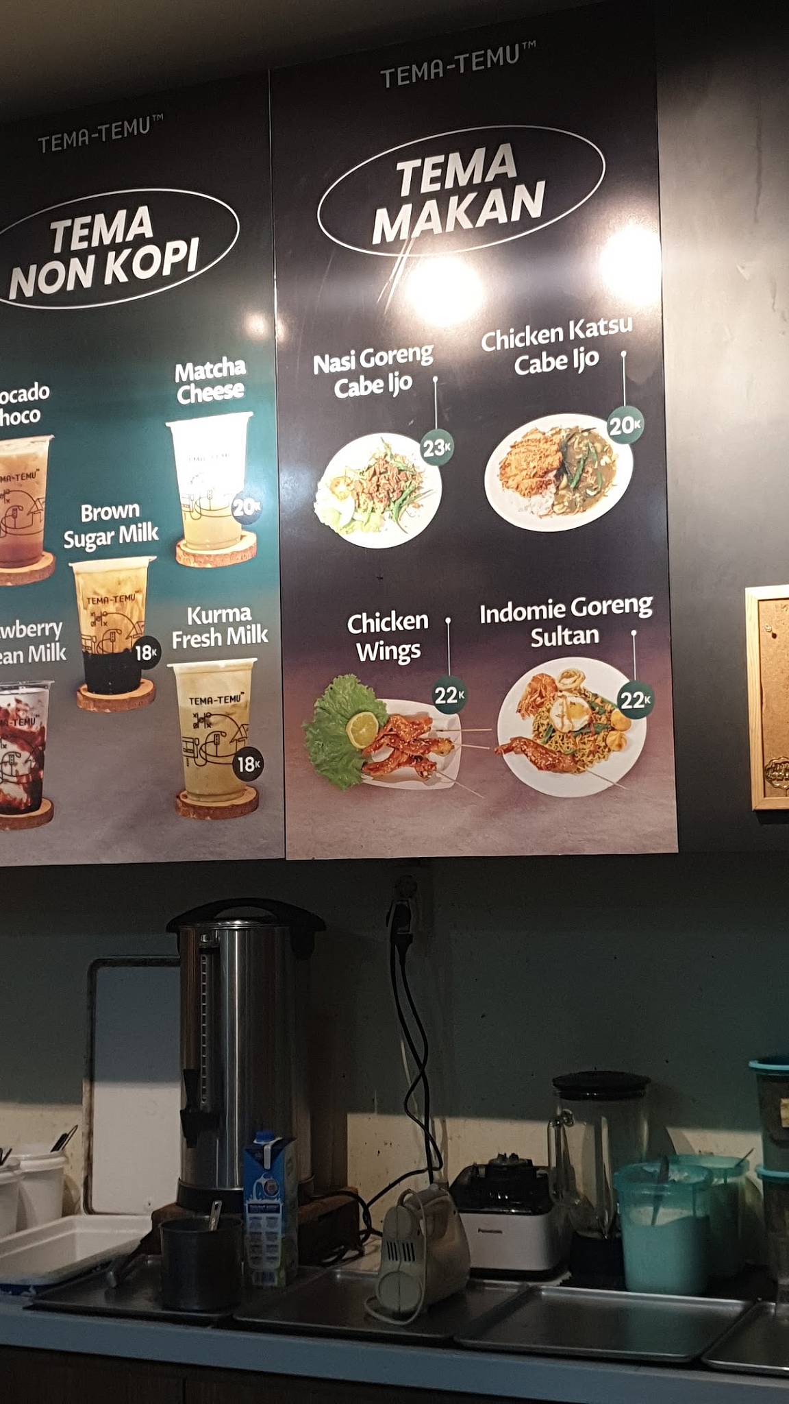 Carta de Tema-temu Cafe, Banda Aceh
