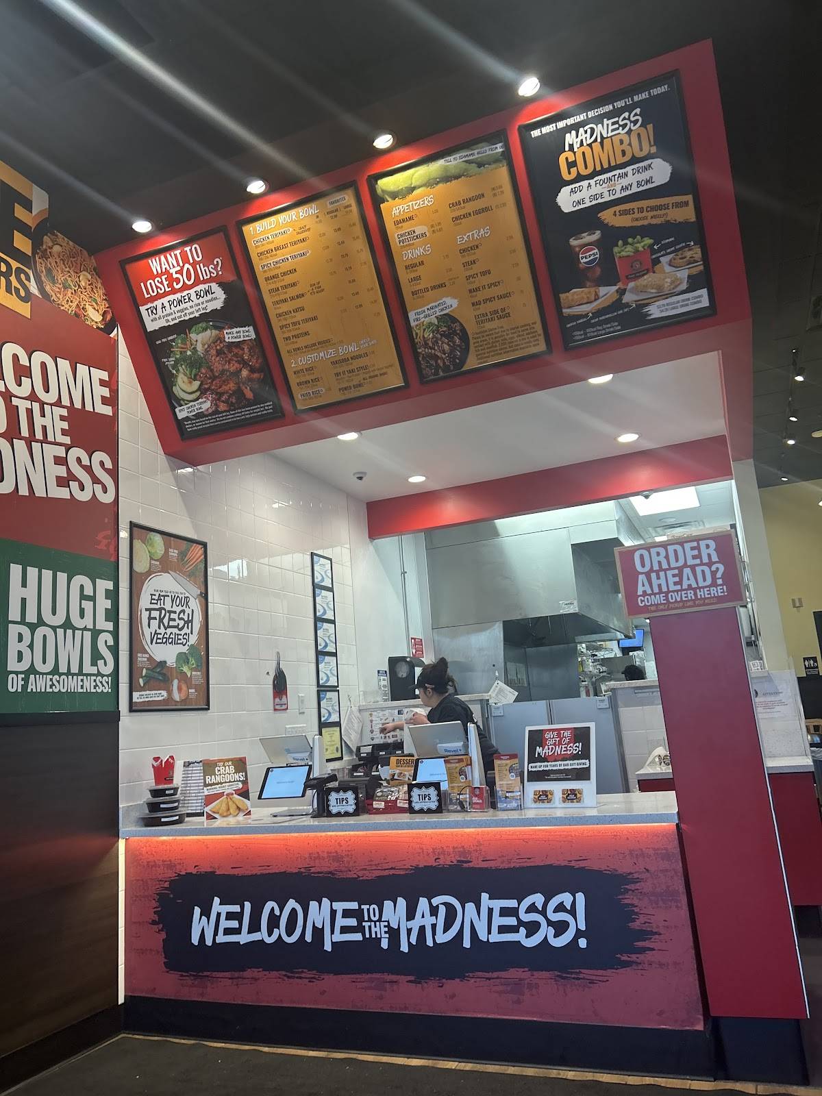 Menu at Teriyaki Madness restaurant, Enfield