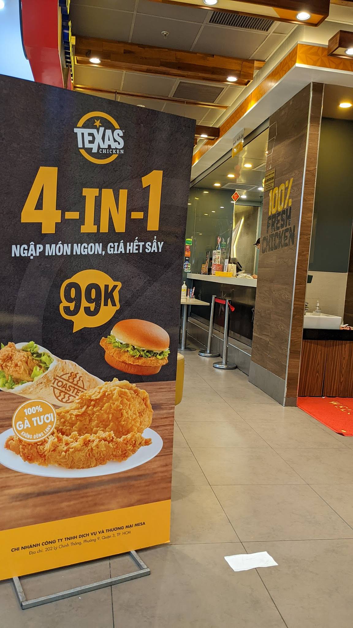 Menu at Texas Chicken Sư Vạn Hạnh restaurant, Ho Chi Minh City