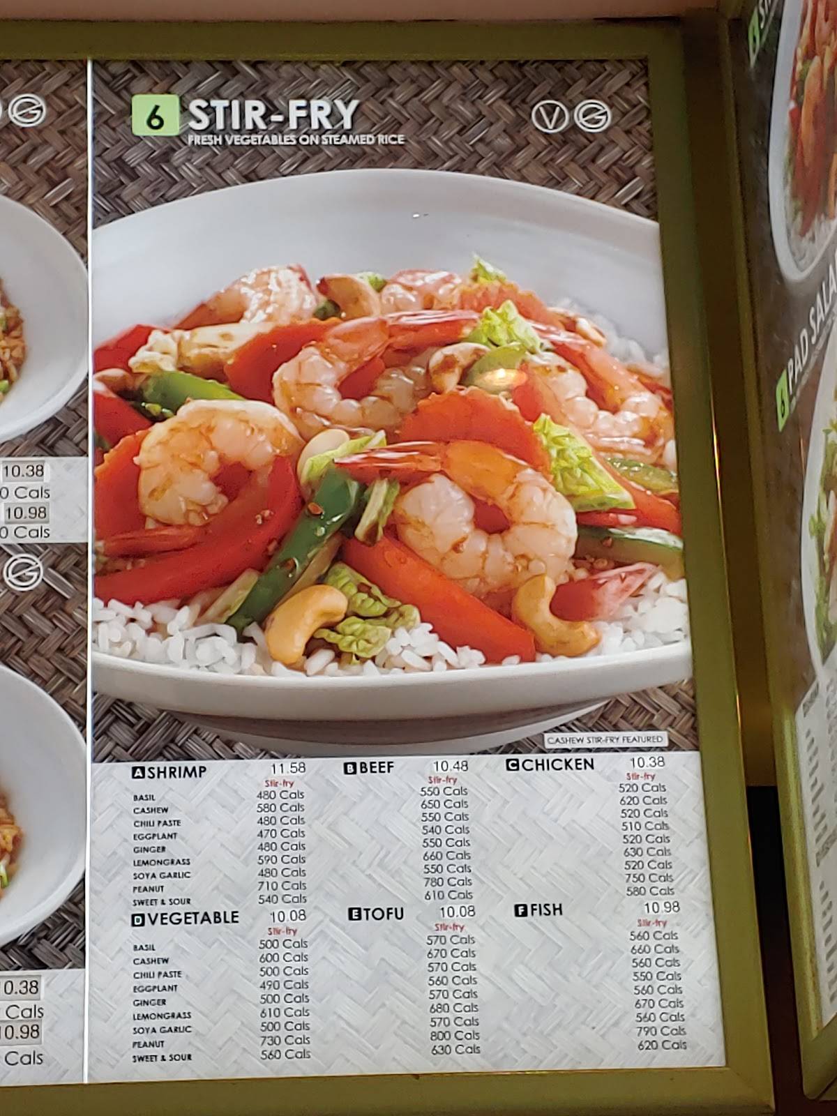 Menu at Thai Express Restaurant Waterloo, Waterloo