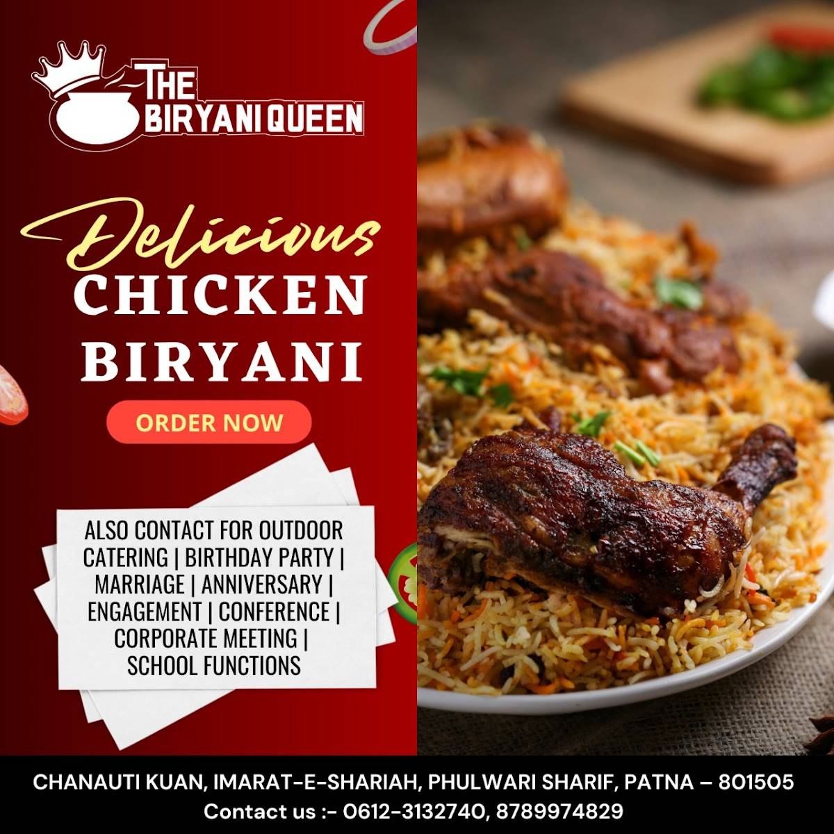Menu at The Biryani Queen, Patna