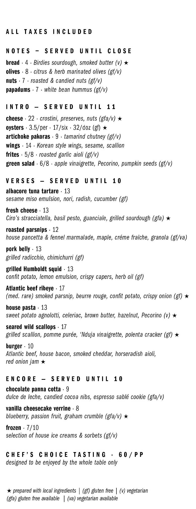 Menu at The Carleton pub & bar, Halifax