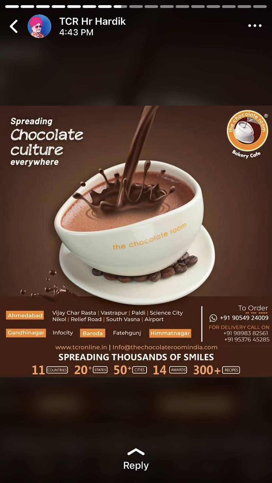 Menu at The Chocolate Room, Patna, Kanti Factory Rd