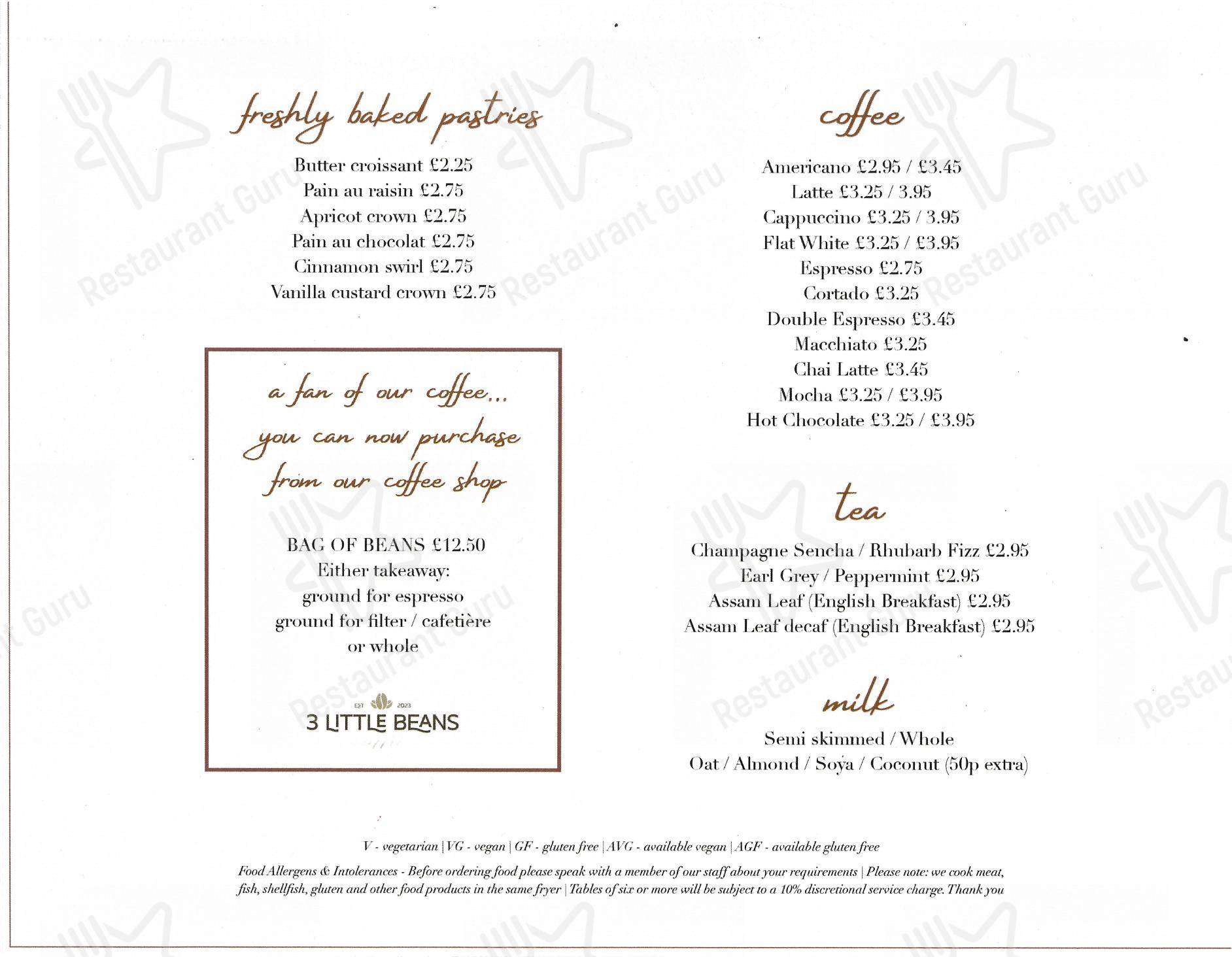Menu at The Church Inn pub & bar, Cheadle, 90 Ravenoak Rd