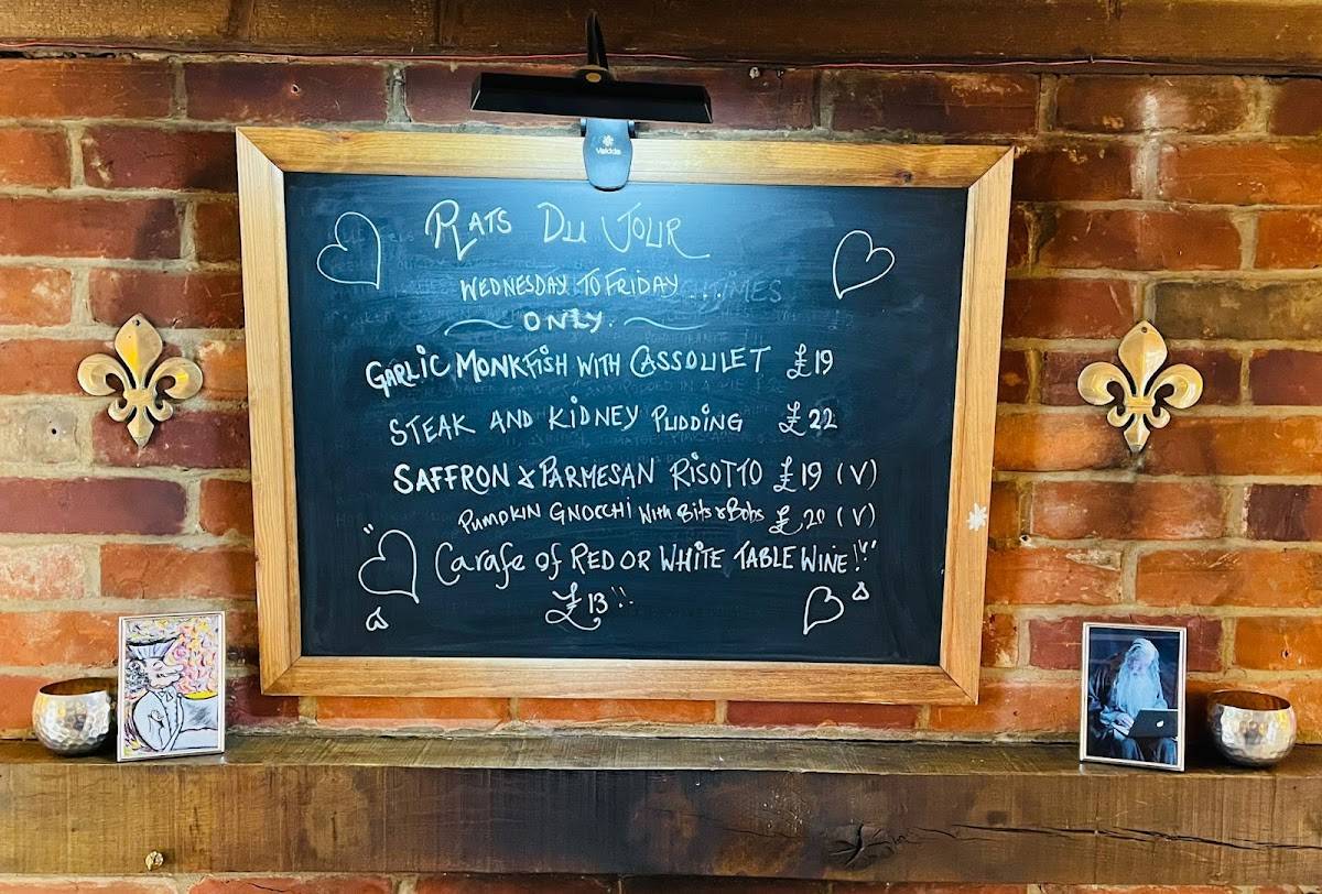 Menu at The Dew Drop Inn pub & bar, Hurley