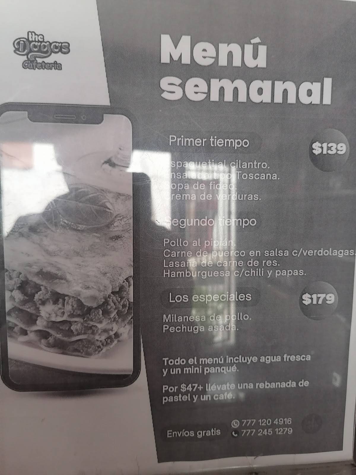Carta del restaurante The Dogos, Cuernavaca