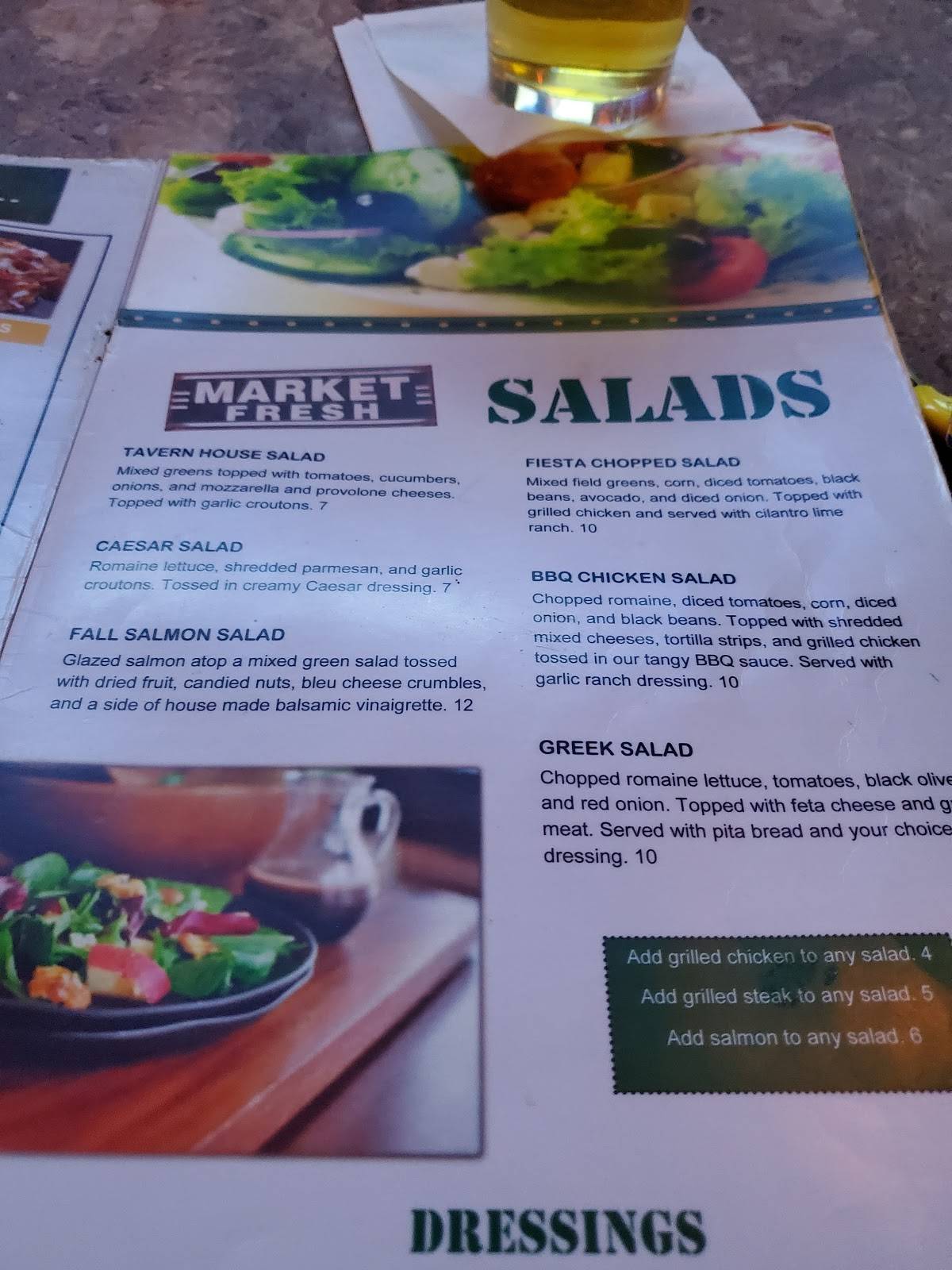 Menu at The Fairview Tavern pub & bar, Cleveland, Lorain Rd