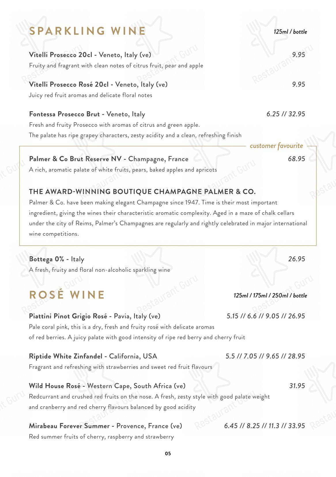 Menu at The Fish Inn, Ringwood pub & bar, Ringwood, The Bridges