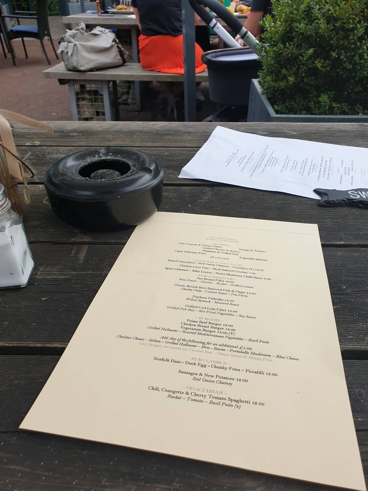 Menu at The Fishery pub & bar, Bushey