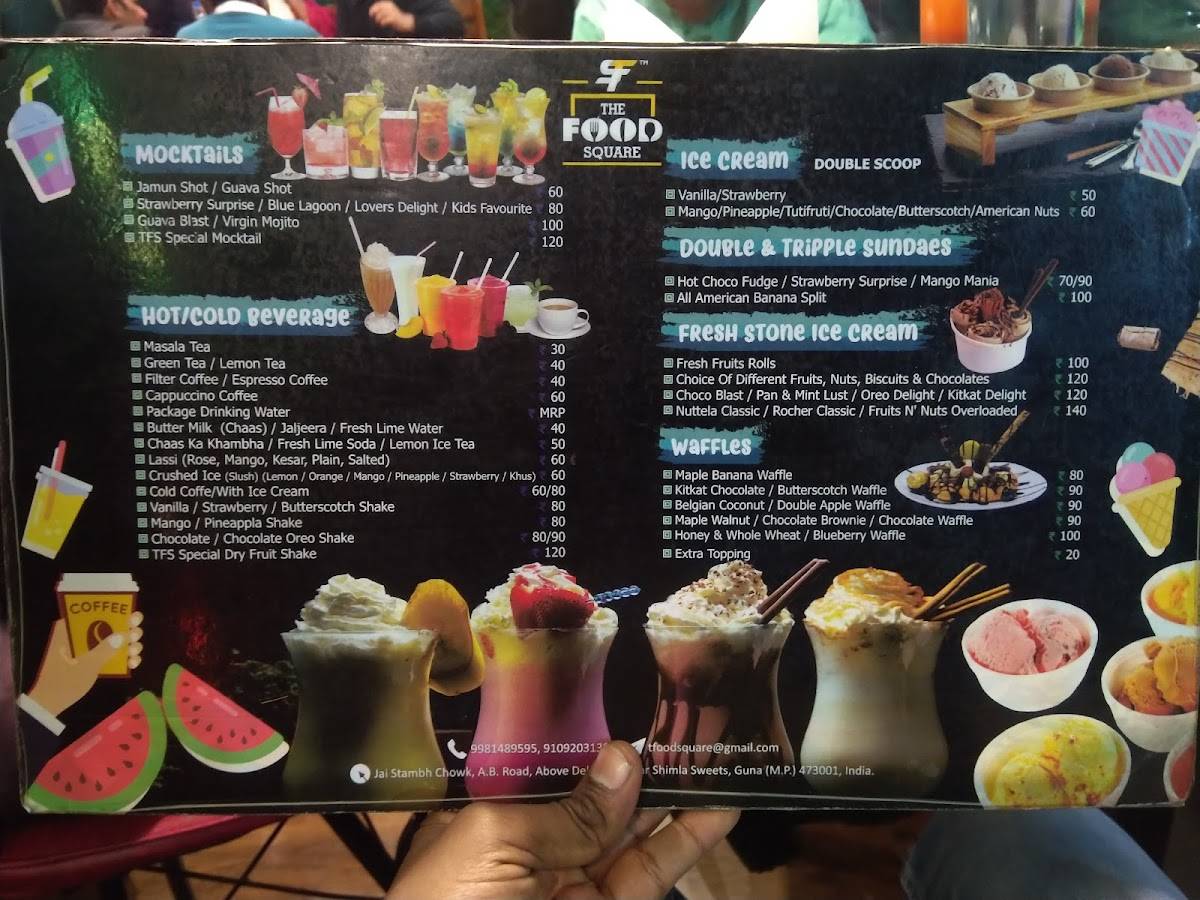 Menu at The Food Square, Guna