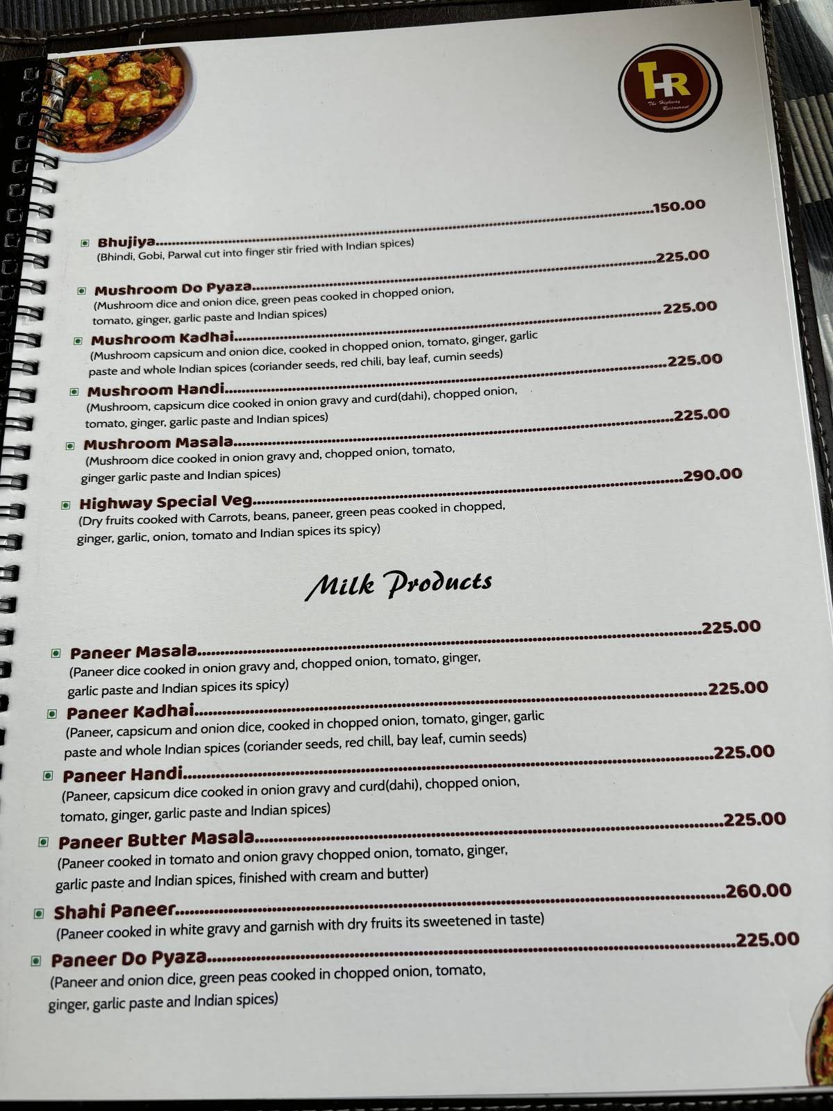 Menu at The Highway Restaurant, Patna, Near BMP 16