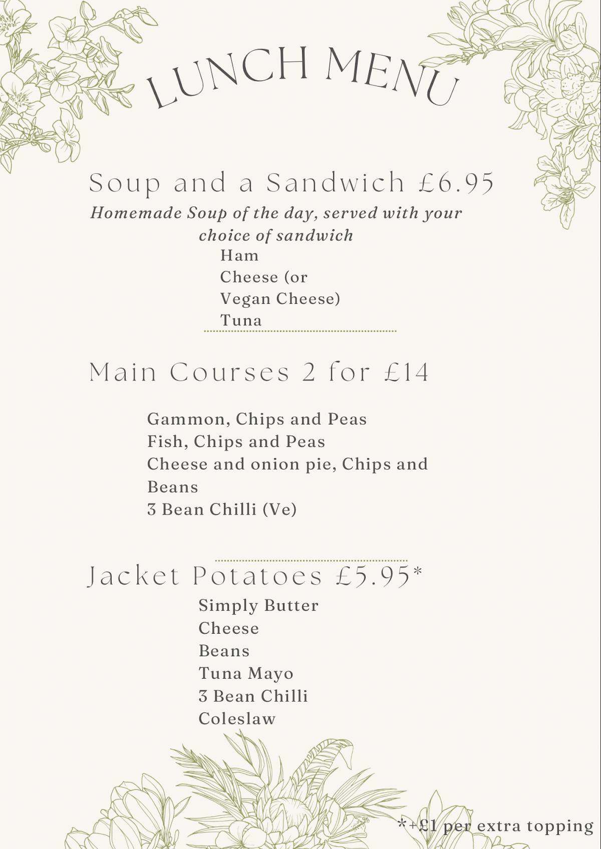 Menu at The Holden Arms pub & bar, Haslingden
