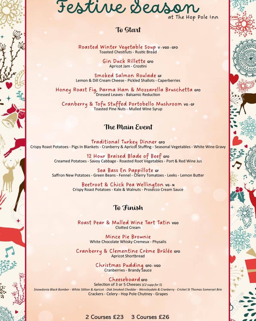 Menu at The Hop Pole Inn Bewdley pub & bar, Bewdley