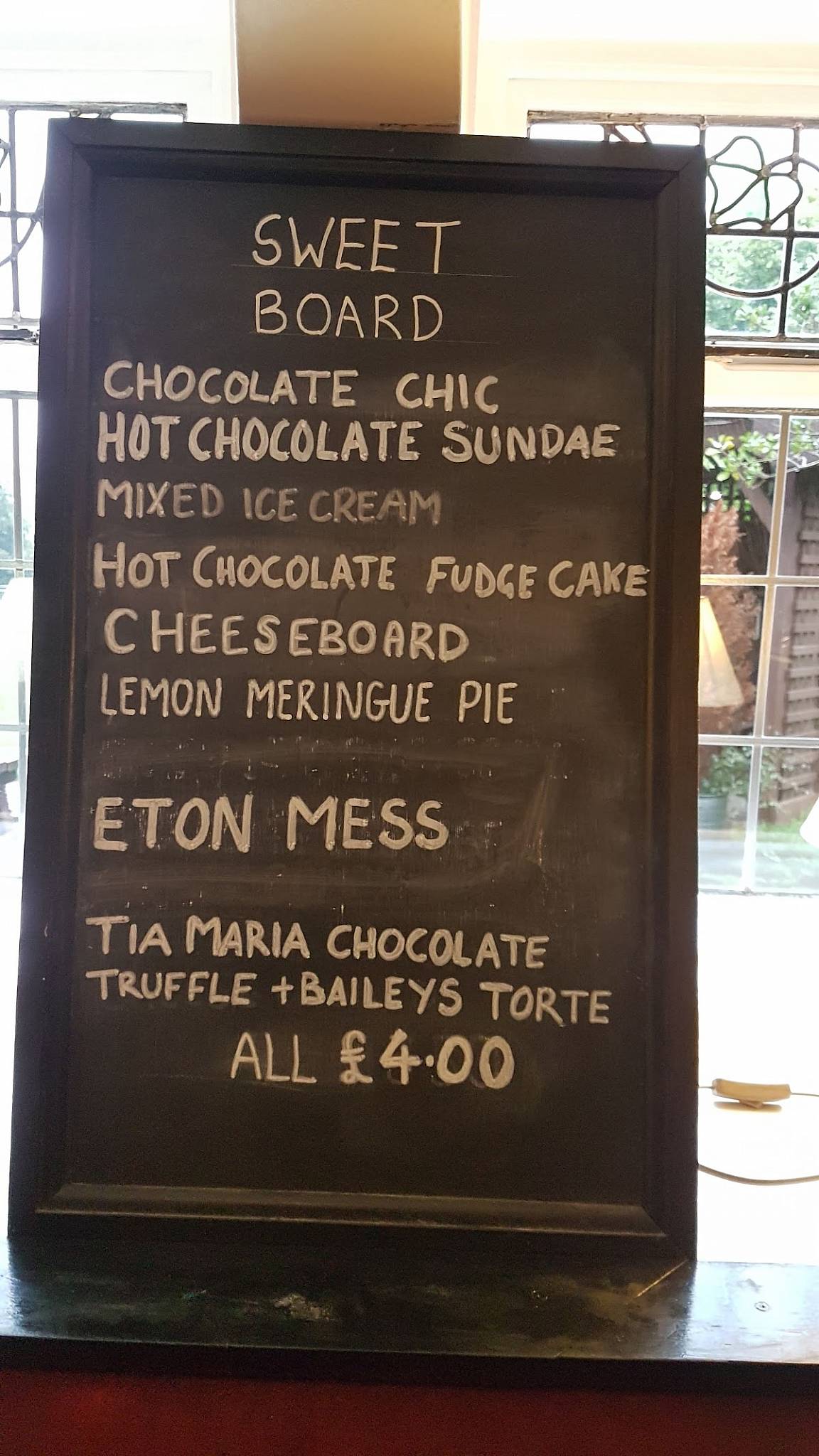 Menu at The Ivy House pub & bar, Halifax