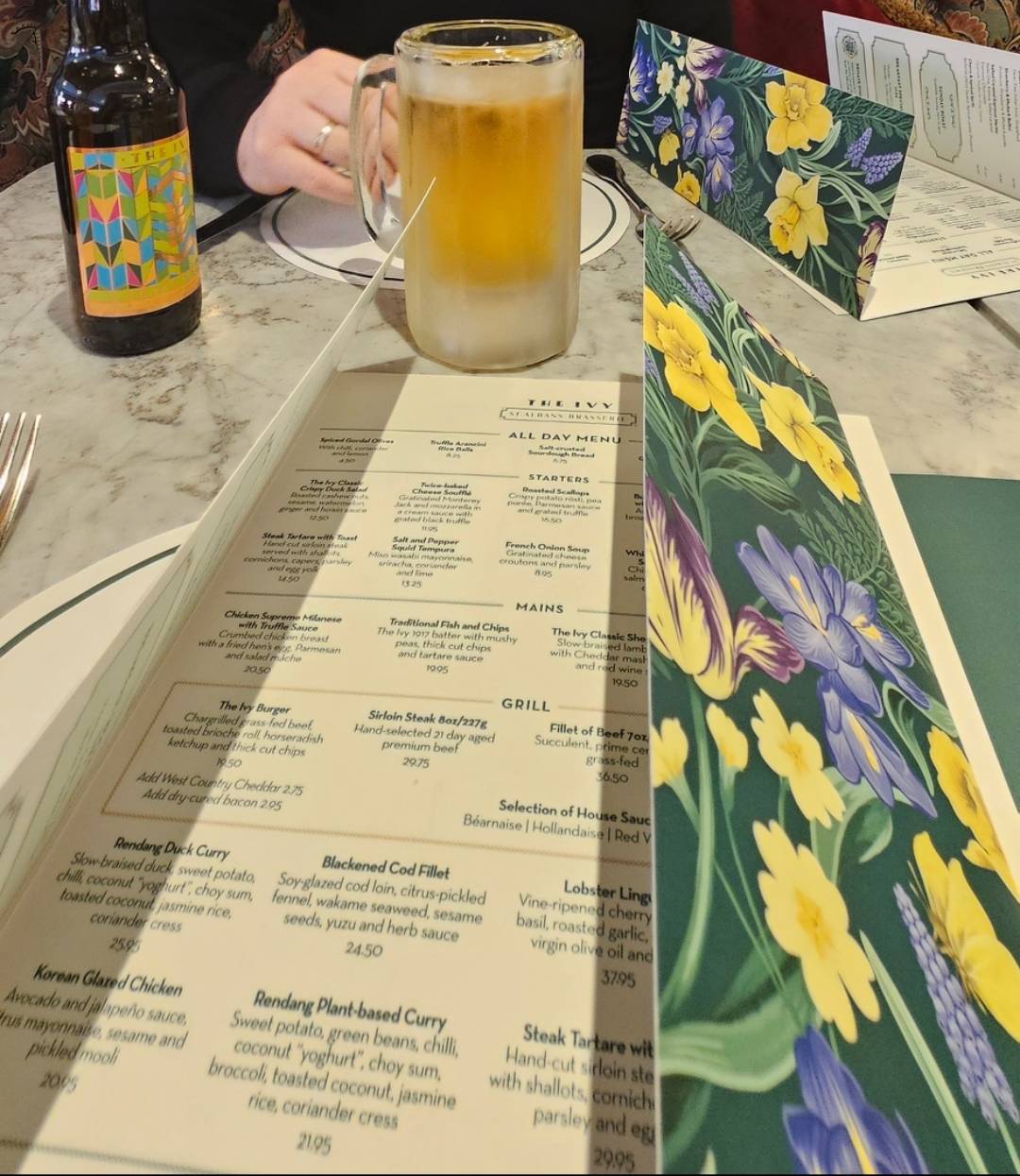Menu at The Ivy St Albans Brasserie restaurant, St Albans