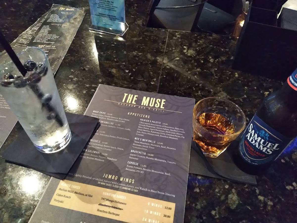 Menu at The MUSE Bourbon Bar & Grill, Jacksonville