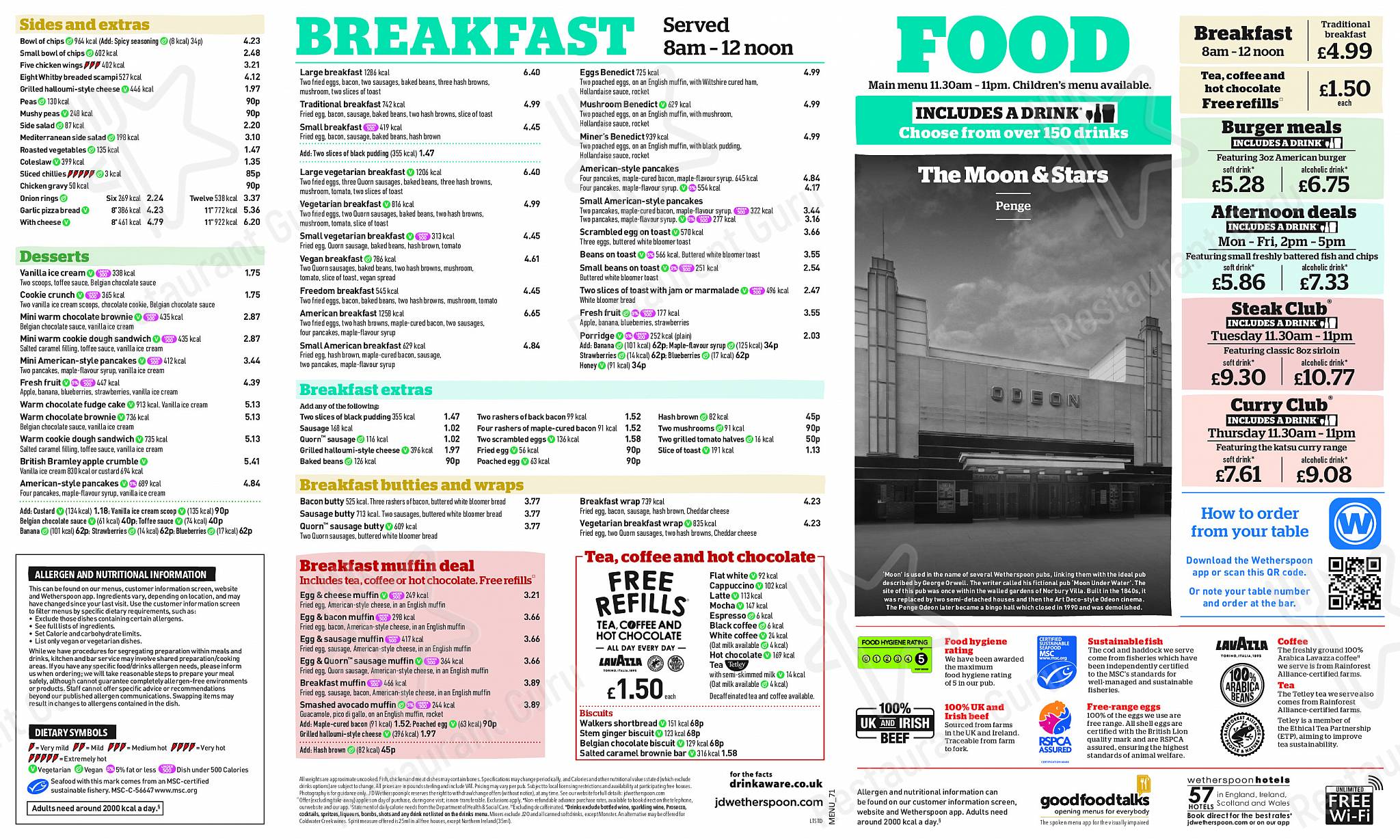 Menu at The Magnet pub & bar, Castleford