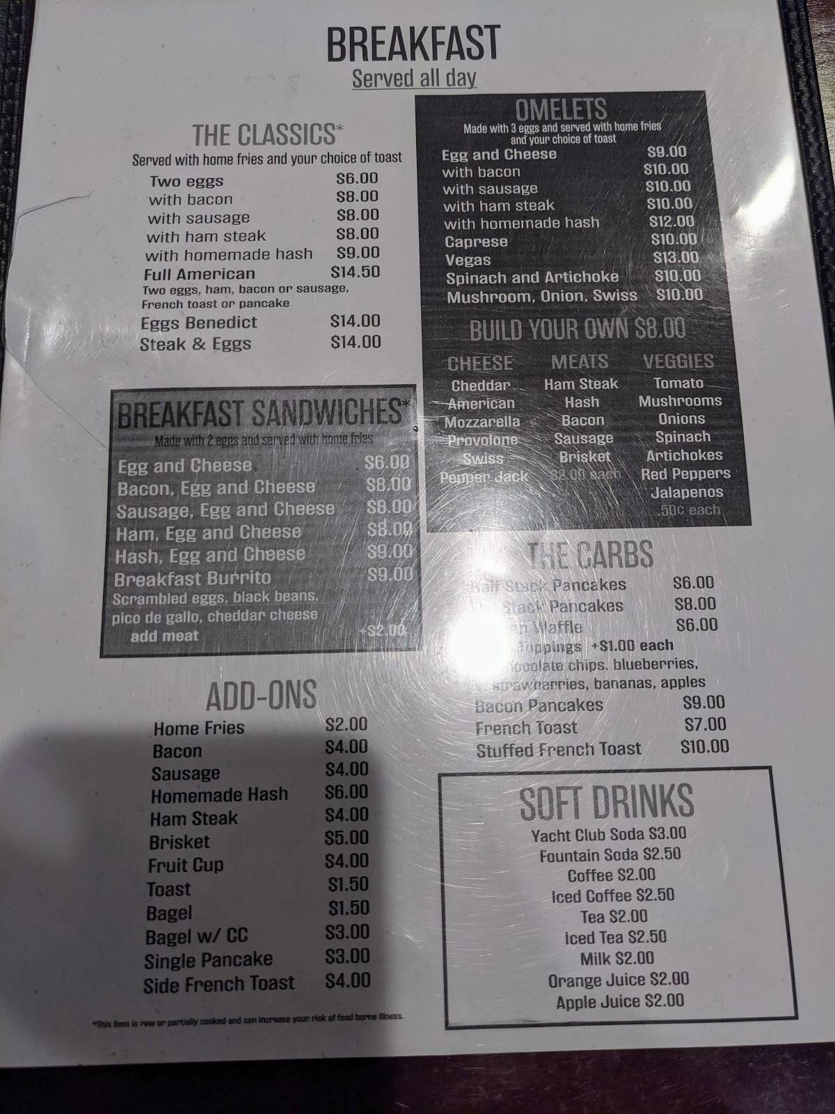 Menu at The Neighbor's Kitchen & Bar, North Providence