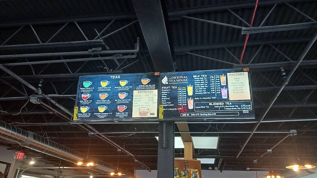 Menu at The Original Tea House, Buffalo