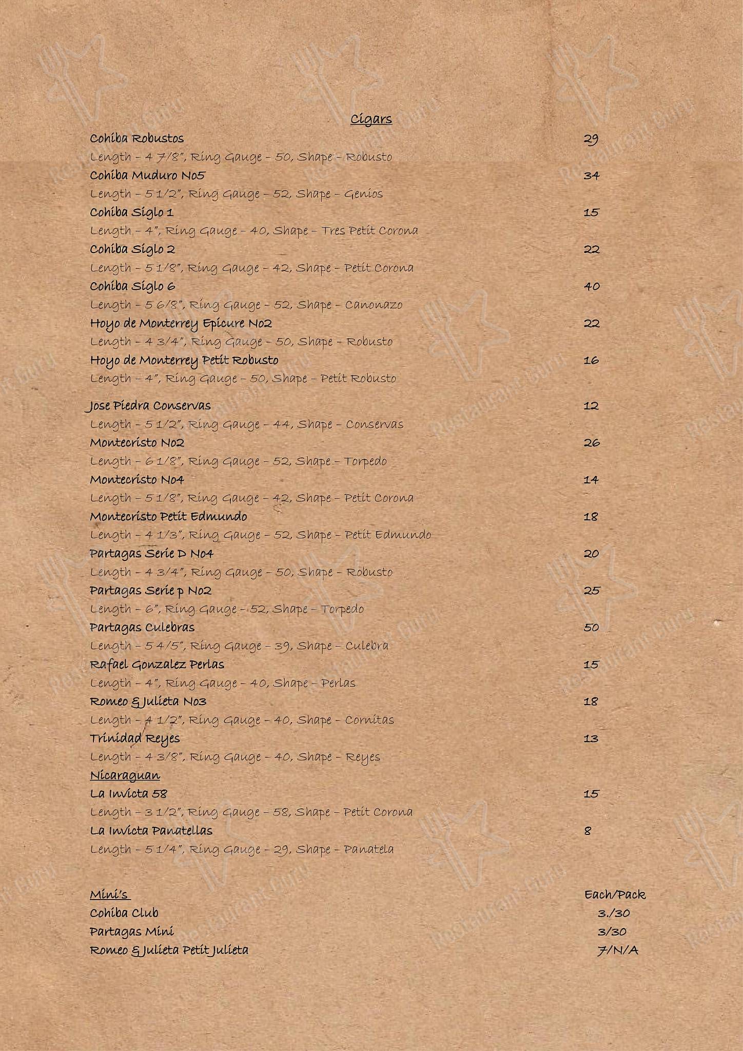 Menu at The Pig restaurant, Brockenhurst, B3055