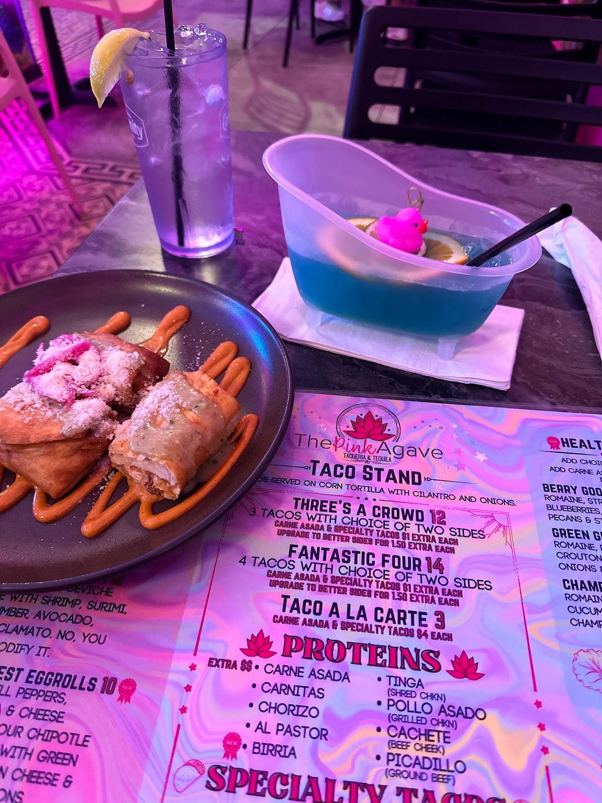 Menu at The Pink Agave - Ponchatoula restaurant, Ponchatoula