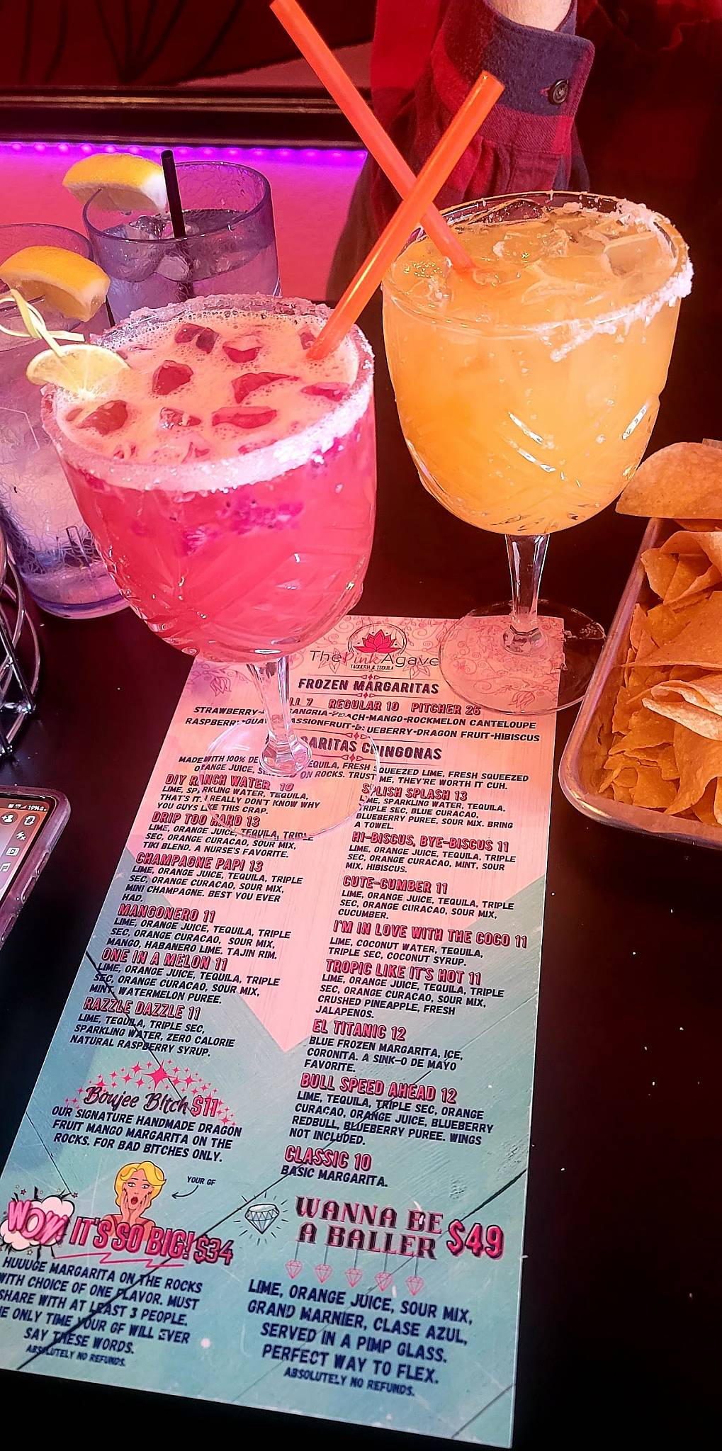 Menu at The Pink Agave - Ponchatoula restaurant, Ponchatoula