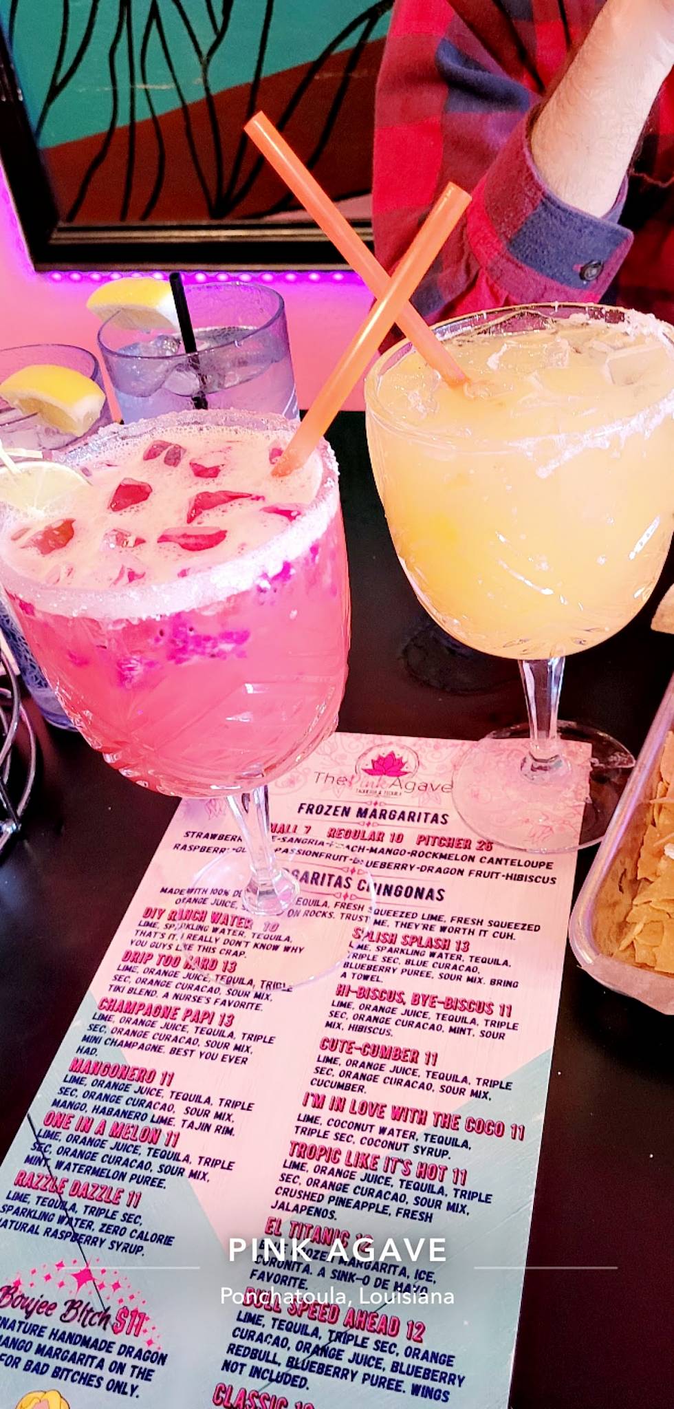 Menu at The Pink Agave - Ponchatoula restaurant, Ponchatoula