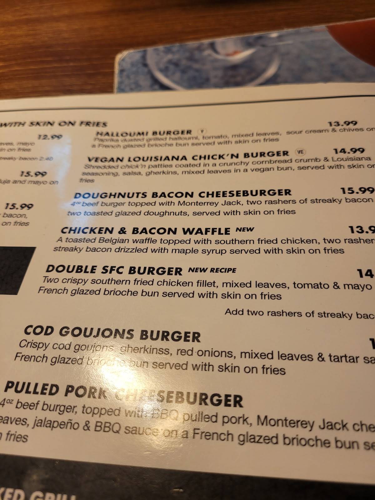 Menu at The Quills Restaurant, Rochester