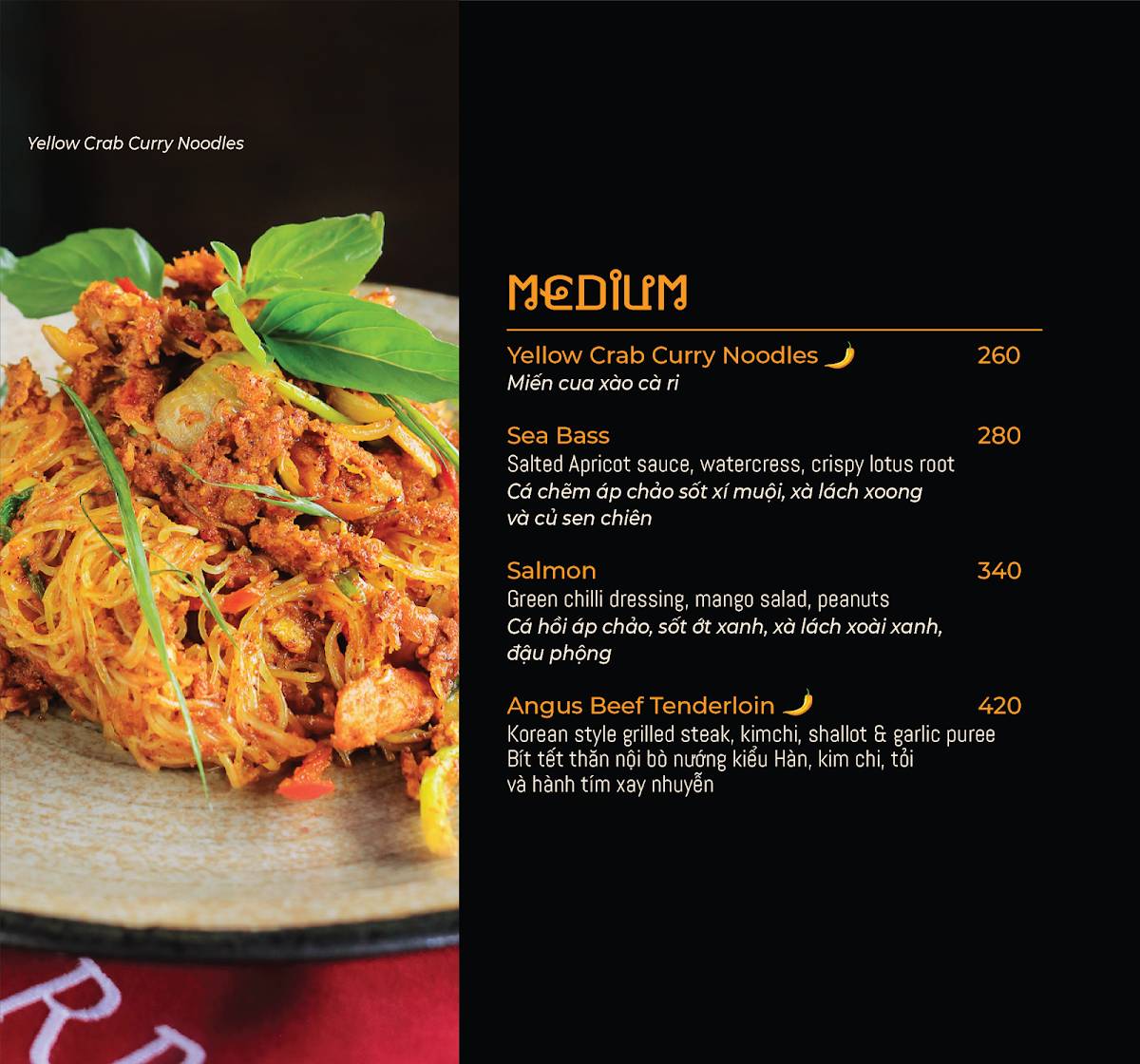 Menu at The Racha Room - Thao Dien restaurant, Ho Chi Minh City, 107 ...