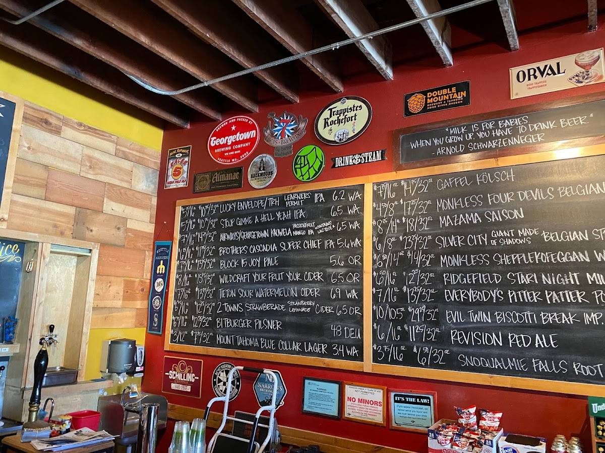 Menu at The Red Hot pub & bar, Tacoma, 6th Ave