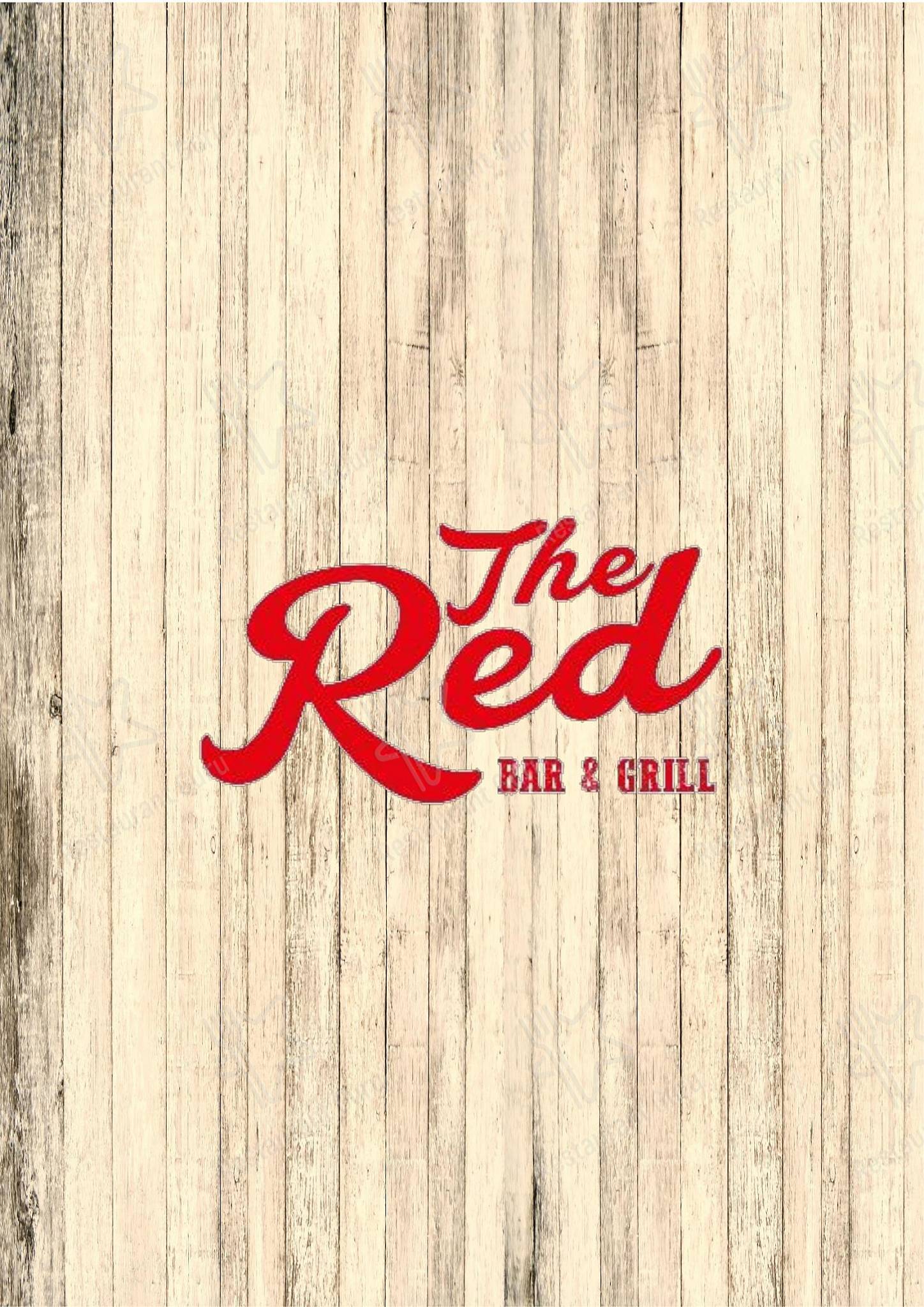 Menu at The Red Bar & Grill, Mansfield