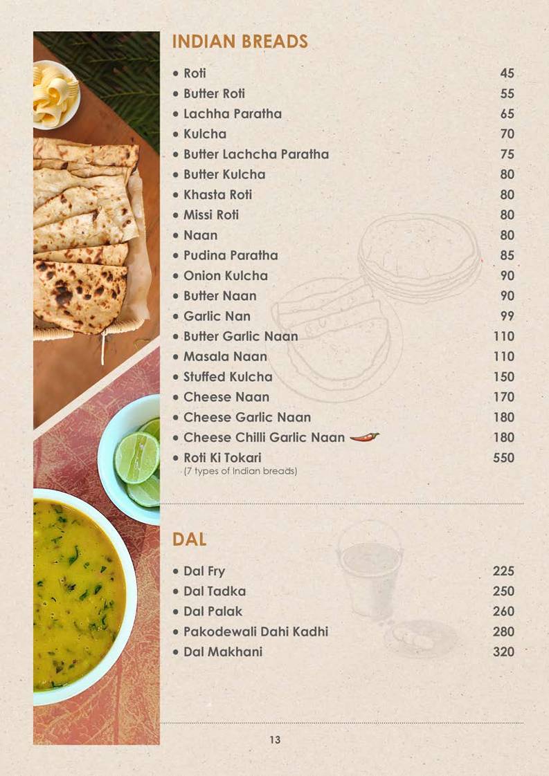 Menu at The Royal Maharaja Palace Multi-Cusine Pure Veg Restaurant ...