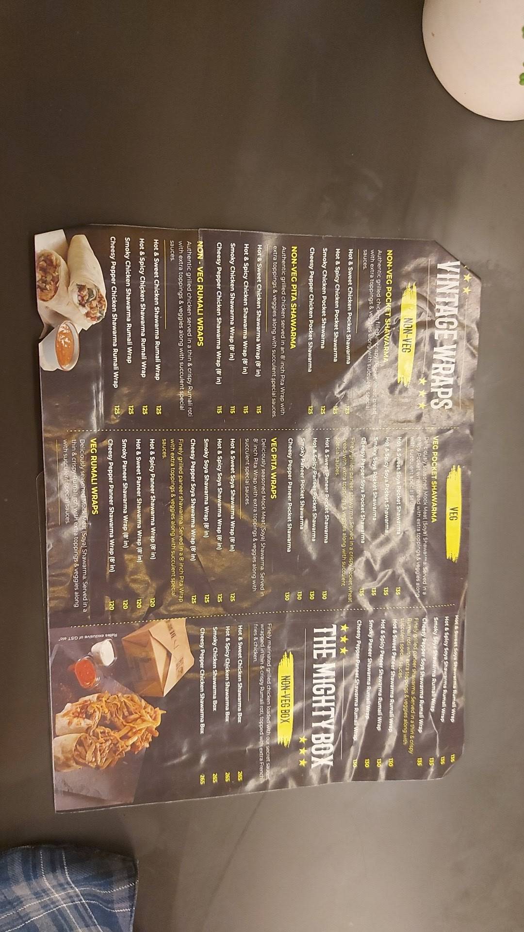 Menu at The Shawarma Box, Thane, Shop No 3