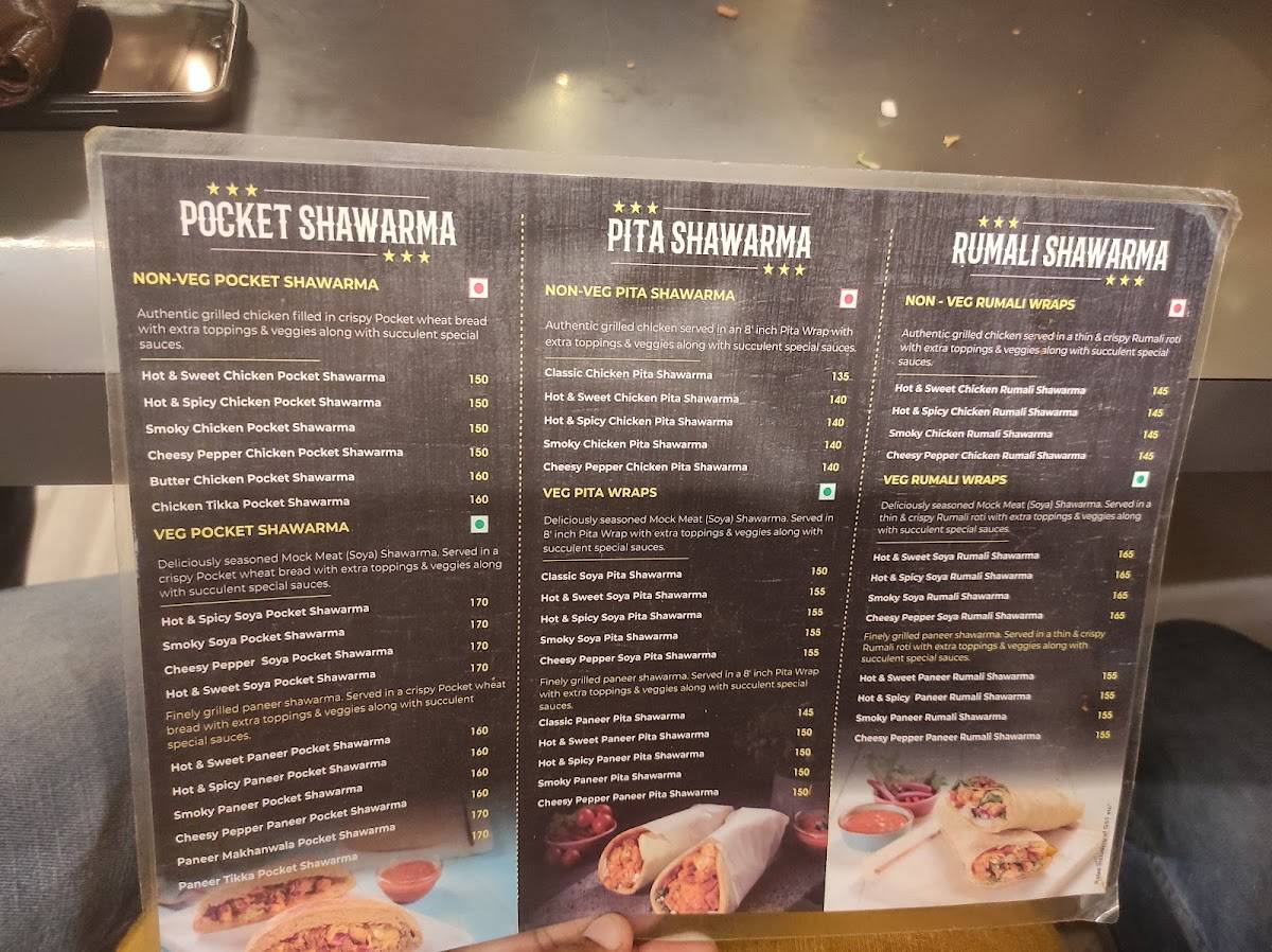 Menu at The Shawarma Box, Thane, Shop No 3