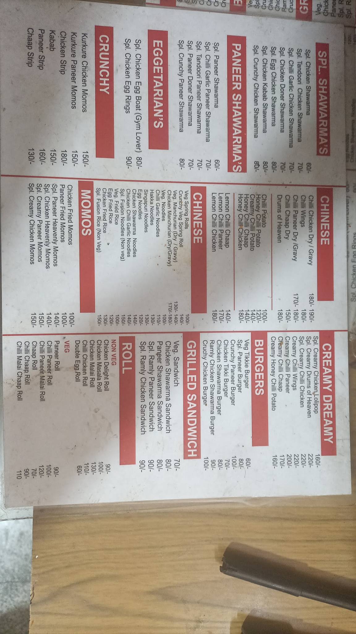 Menu at The Shawarma Express, Gurugram, Fast Food