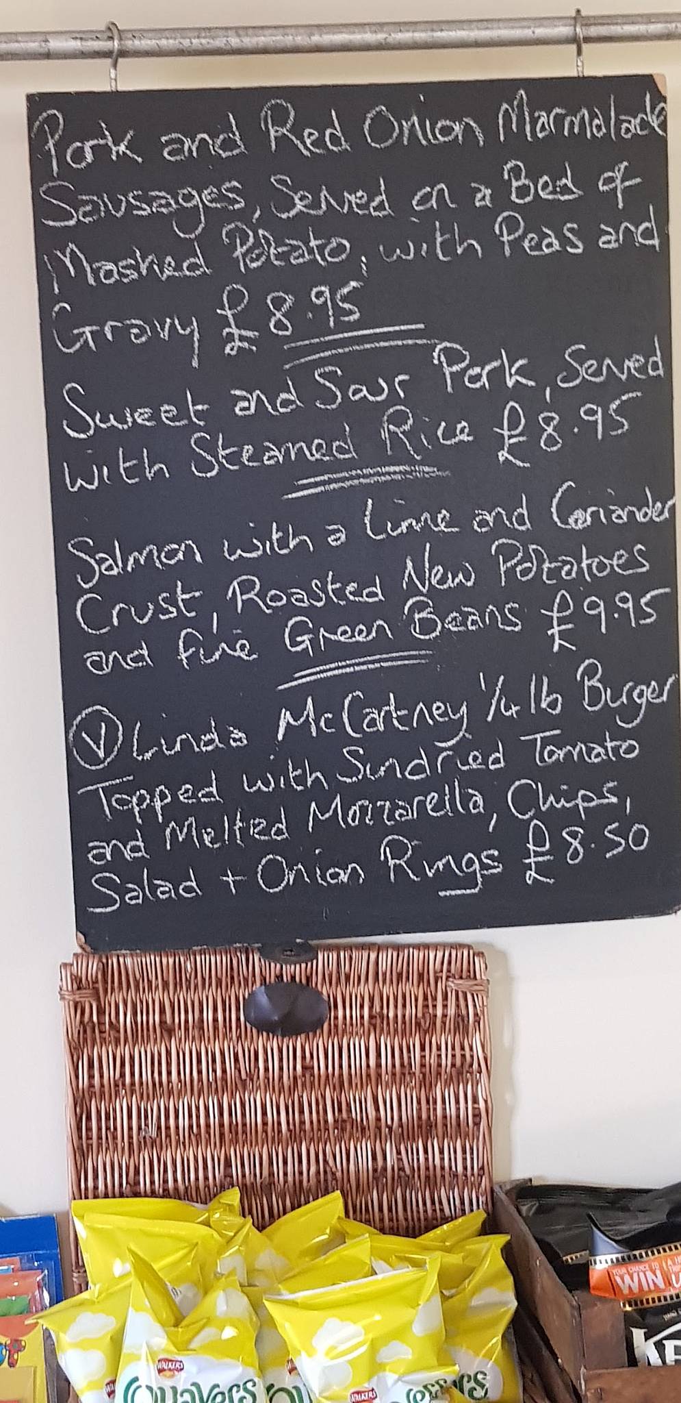 Menu at The Thatch restaurant, Lowestoft
