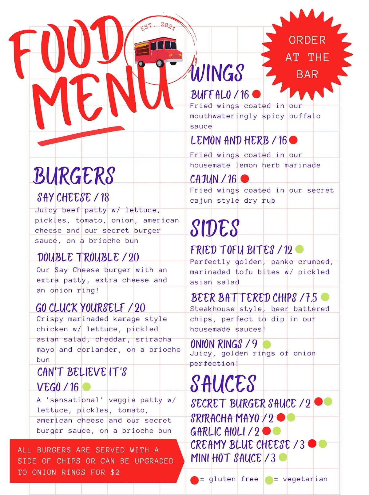 Menu at The Welder's Dog Inverell pub & bar, Inverell