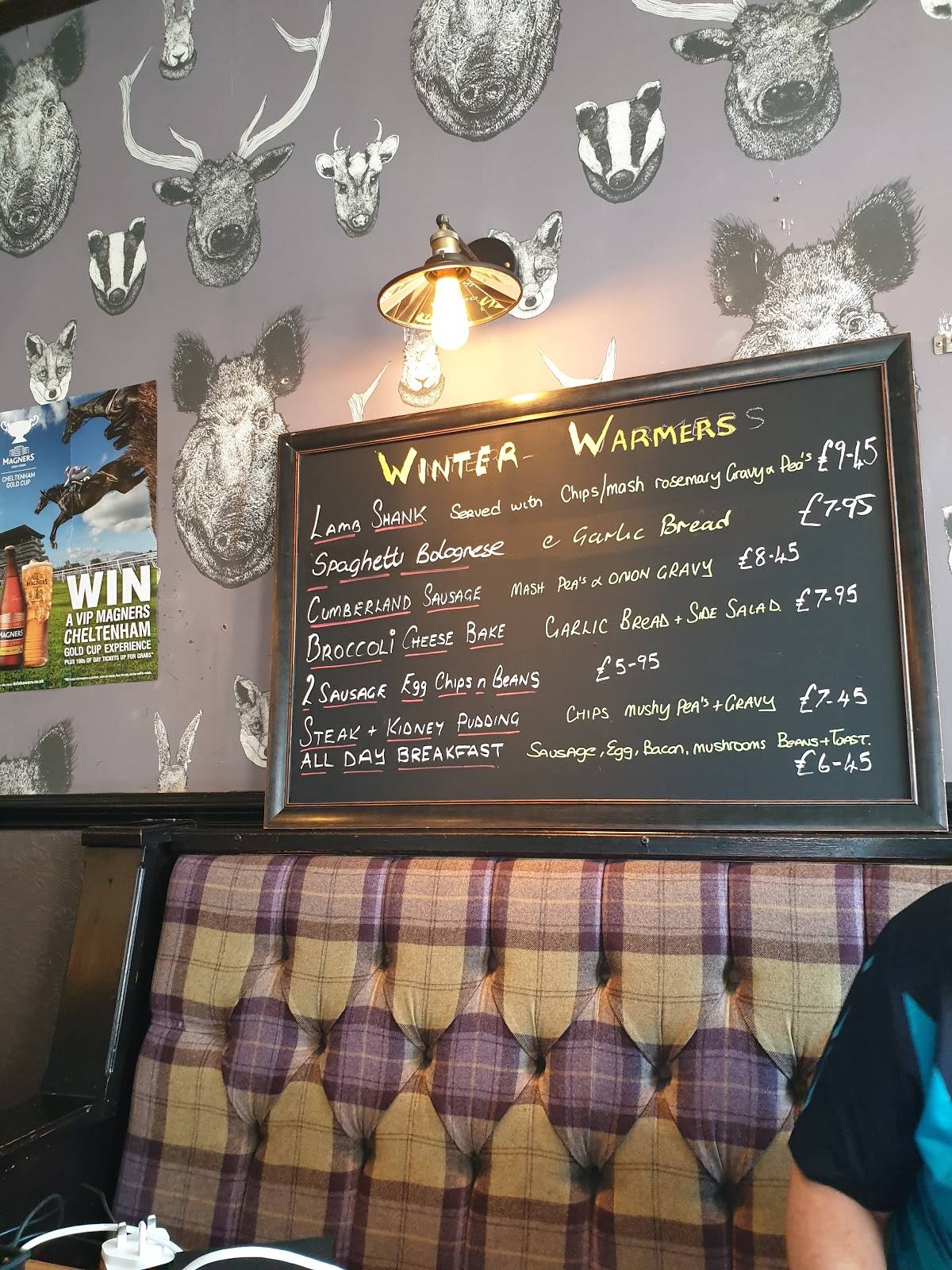Menu at The White Boar pub & bar, Bury