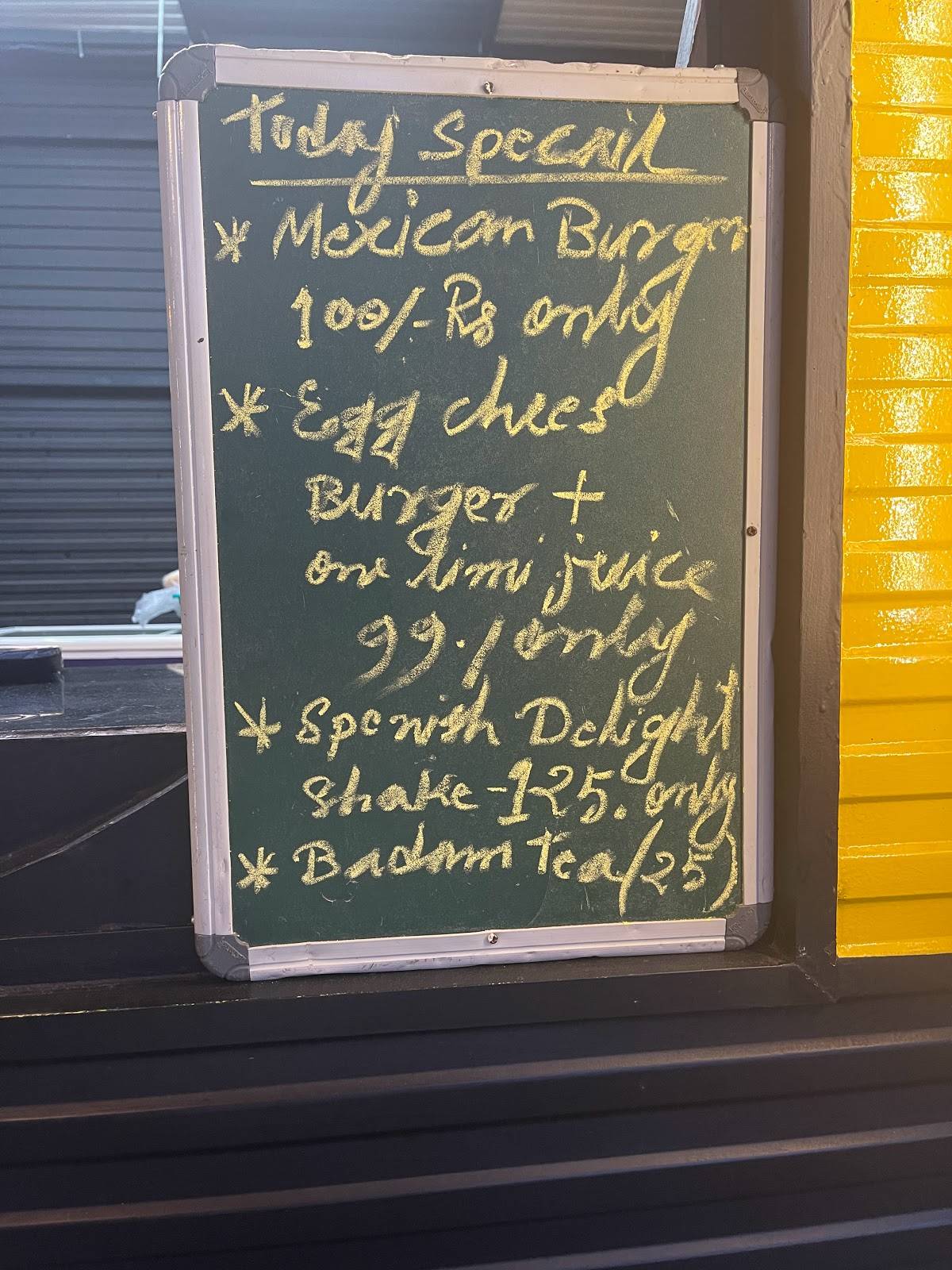 Menu at The boss cafe, Alappuzha